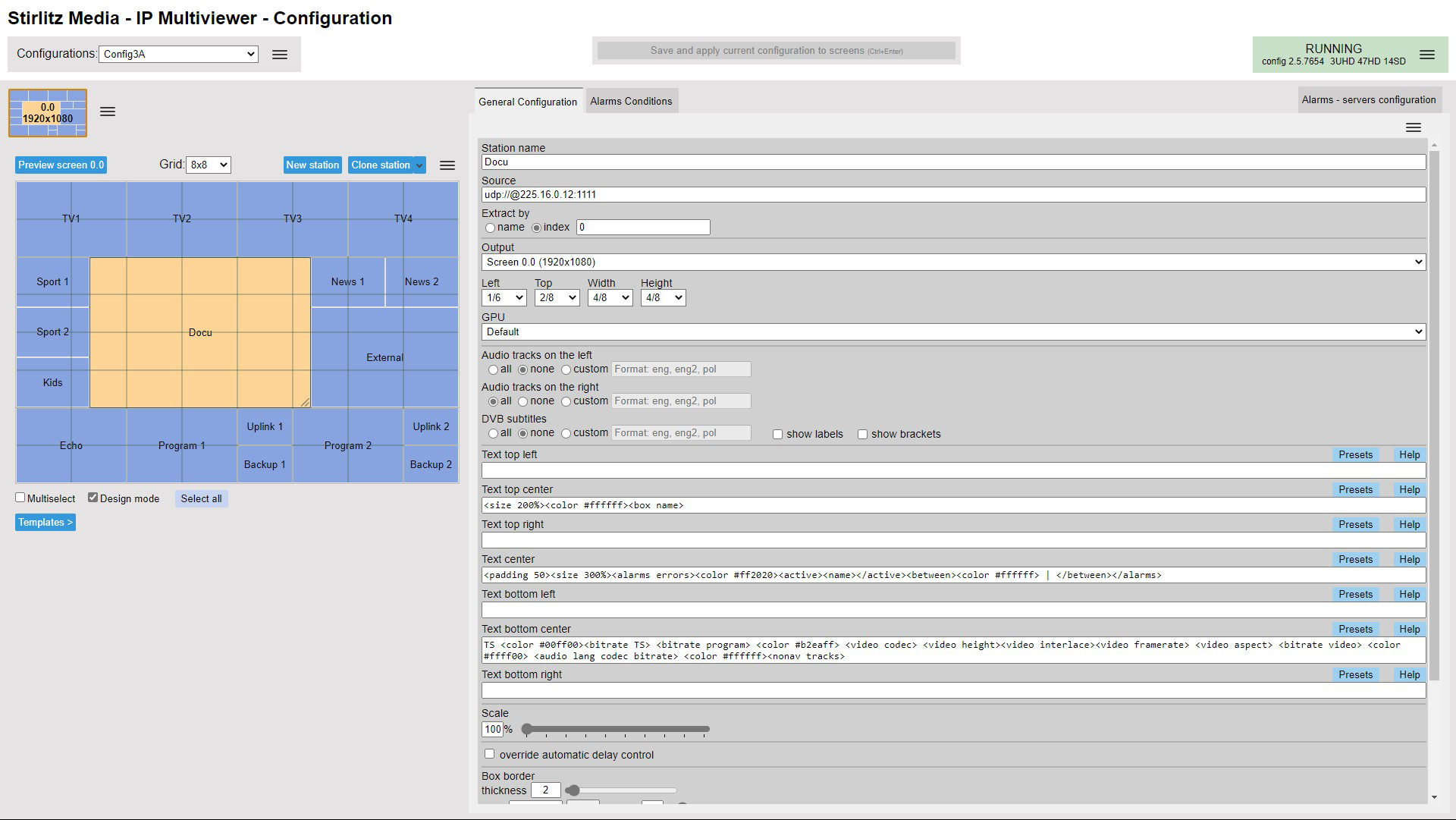 IP Multiviewer | Stirlitz Media software – Logger, IP Multiviewer, IP ...